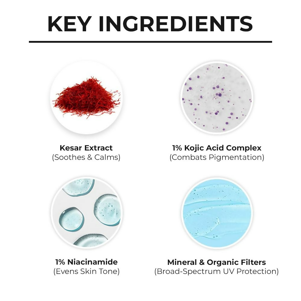 Dr. Sheth's Kesar & Kojic Acid Sunscreen - Ethnic Khazana